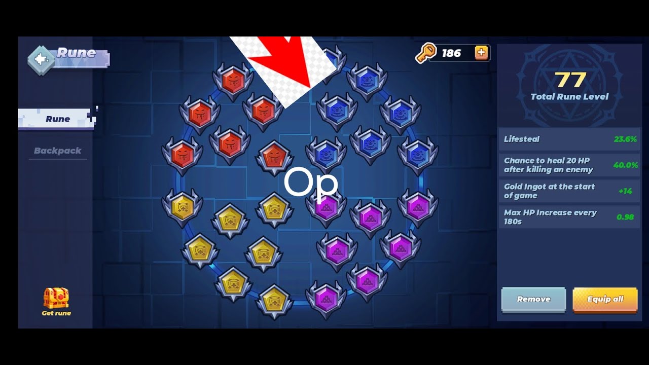 USING MAX OP GROW BLUE RUNES IN (Blockman Go) BedWars - YouTube