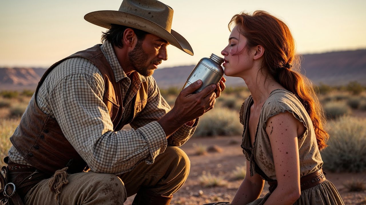 She Was Dying of Thirst in the Desert, The Cowboy Gave Her Water and ...