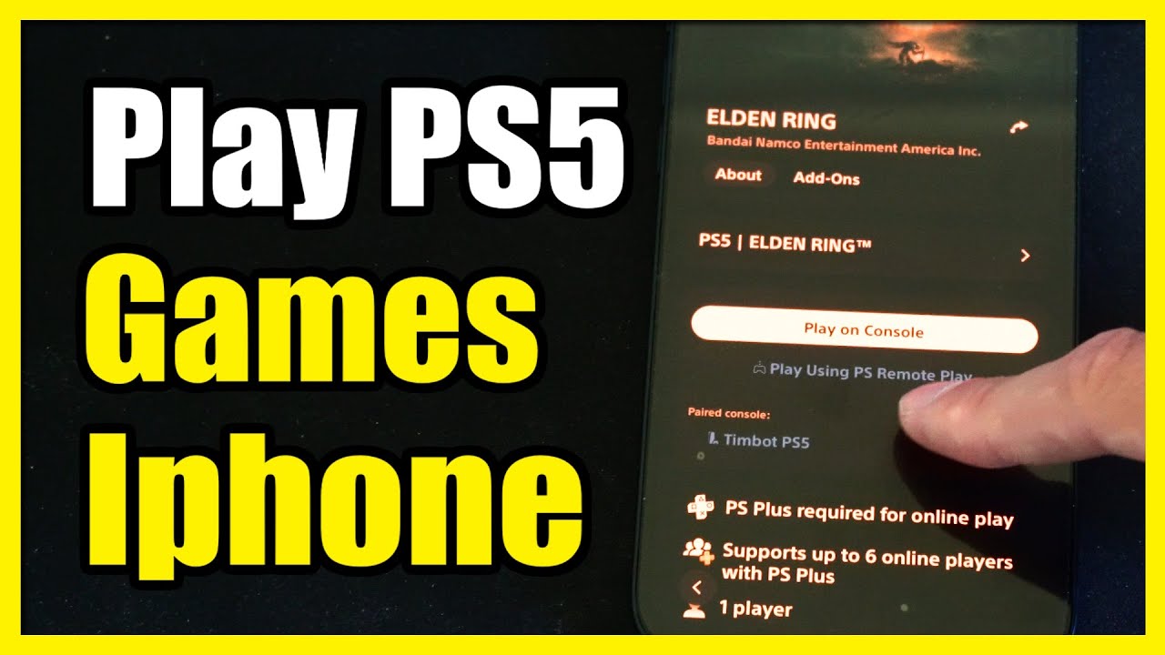 How to Play PS5 Games on Iphone with PS App (Easy Tutorial) - YouTube