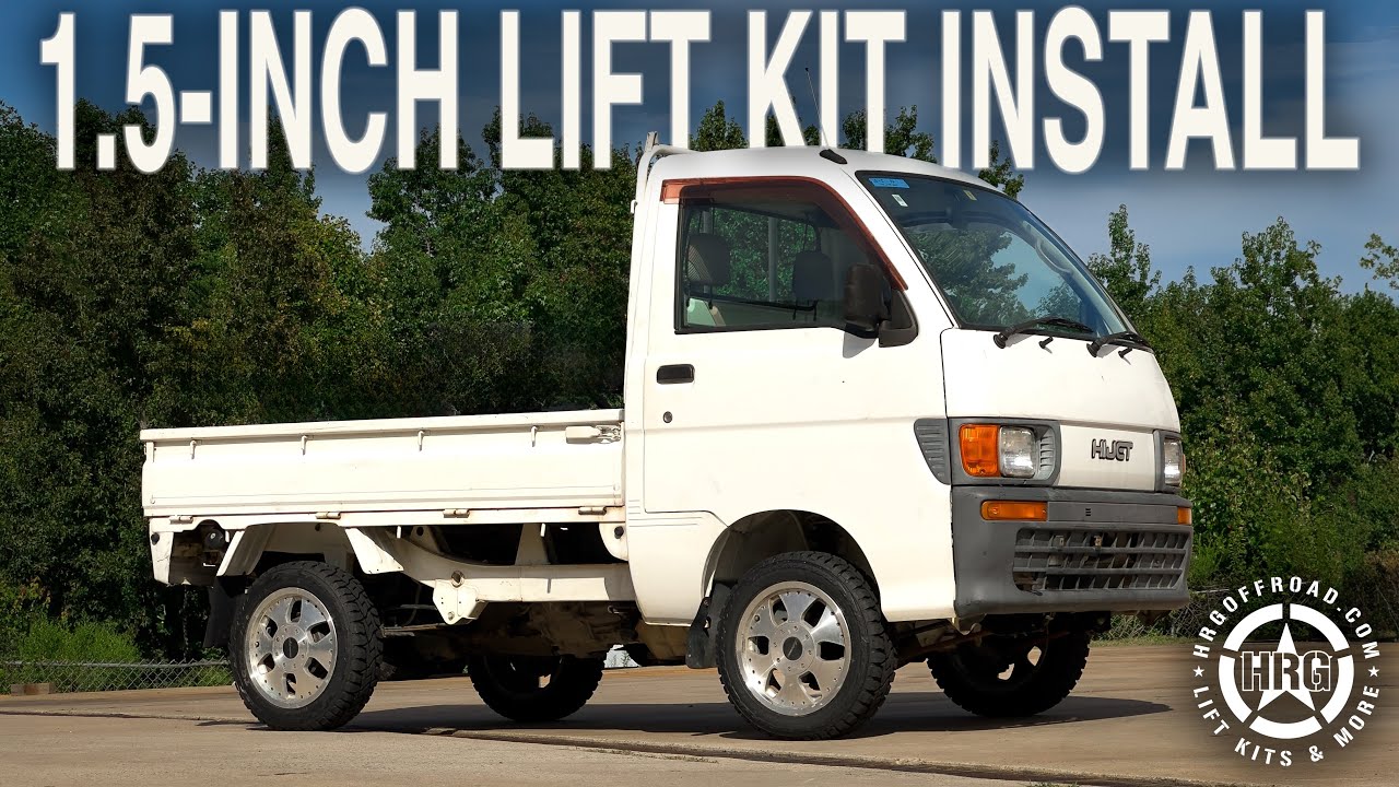 How to lift the 1990-98 Daihatsu Hijet with the HRG Offroad lift kit ...