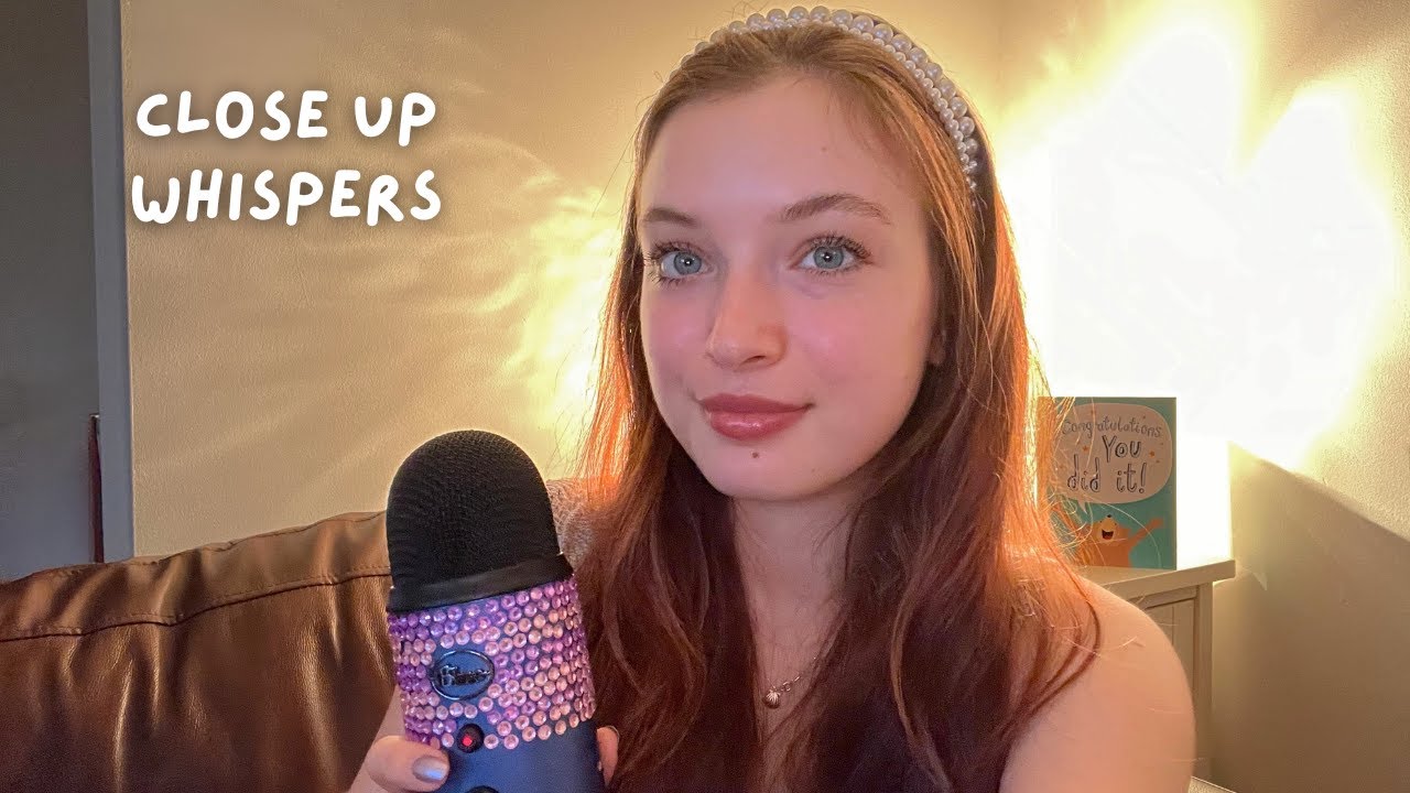 ASMR whisper ramble (life update, new channel?? updates & more) - YouTube