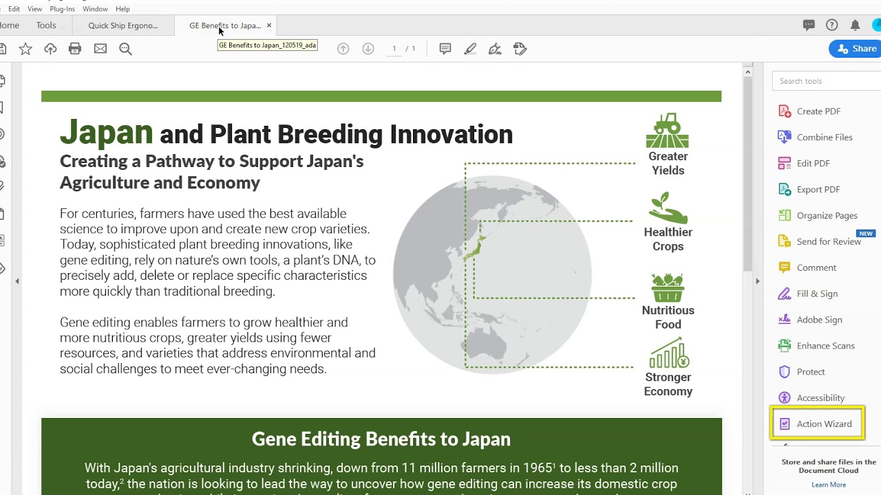 PDF Accessibility - Make Accessible with Action Wizard - YouTube