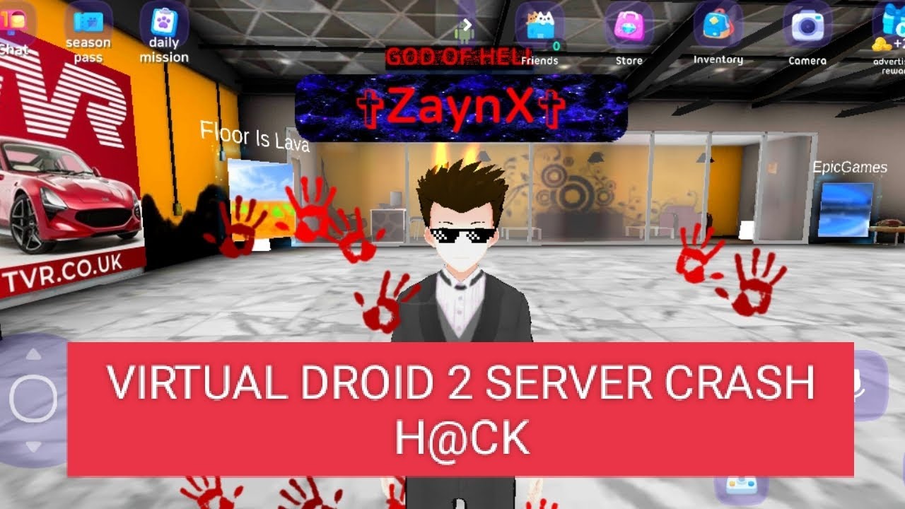 Virtual Droid 2 Server Crash H@ck💀🔥#virtualdroid2 #virtualdroid # ...