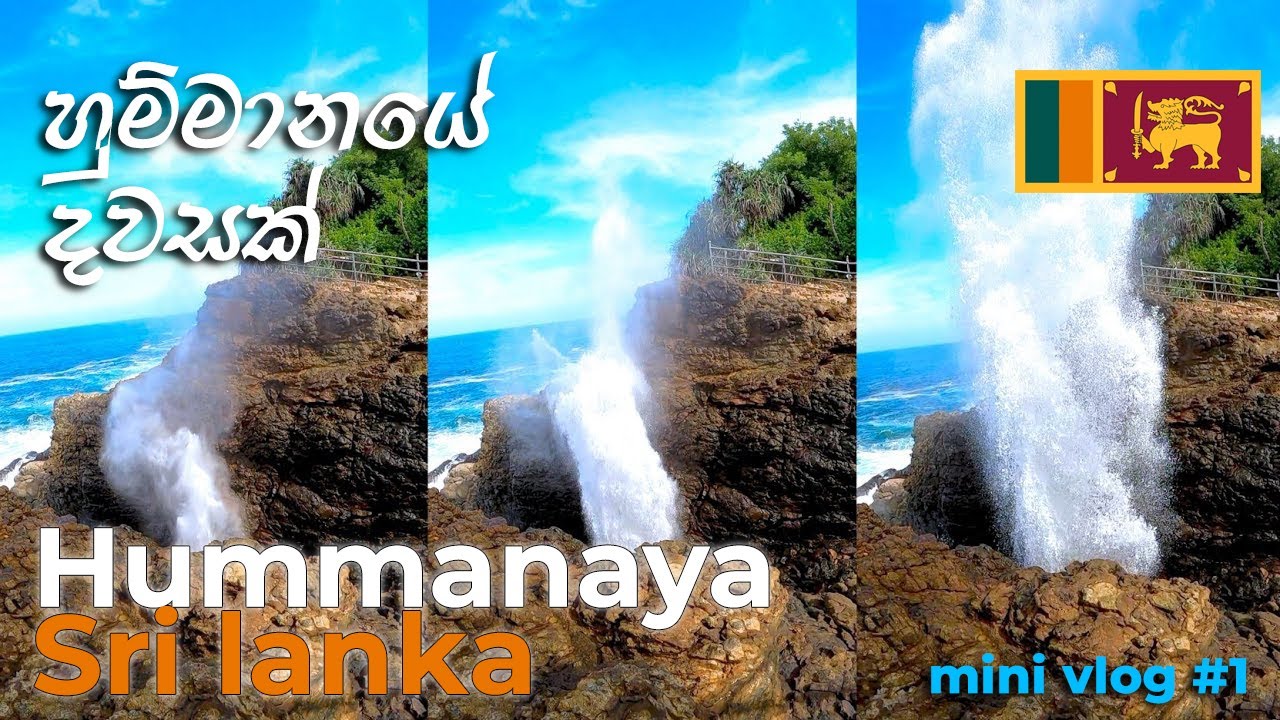 හුම්මානයේ දවසක් 😍😍😍 Hummanaya Blow hole -Sri lanka - YouTube