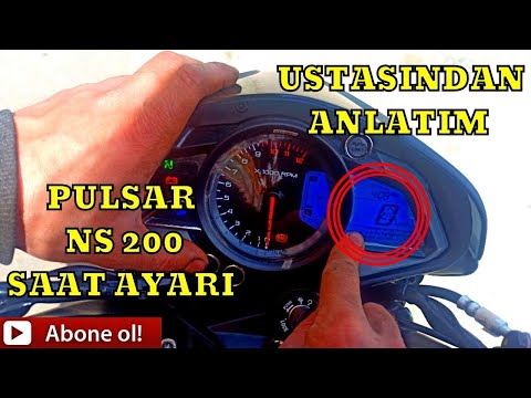 Pulsar NS 200 Saat Ayarı Nasıl Yapılır ?