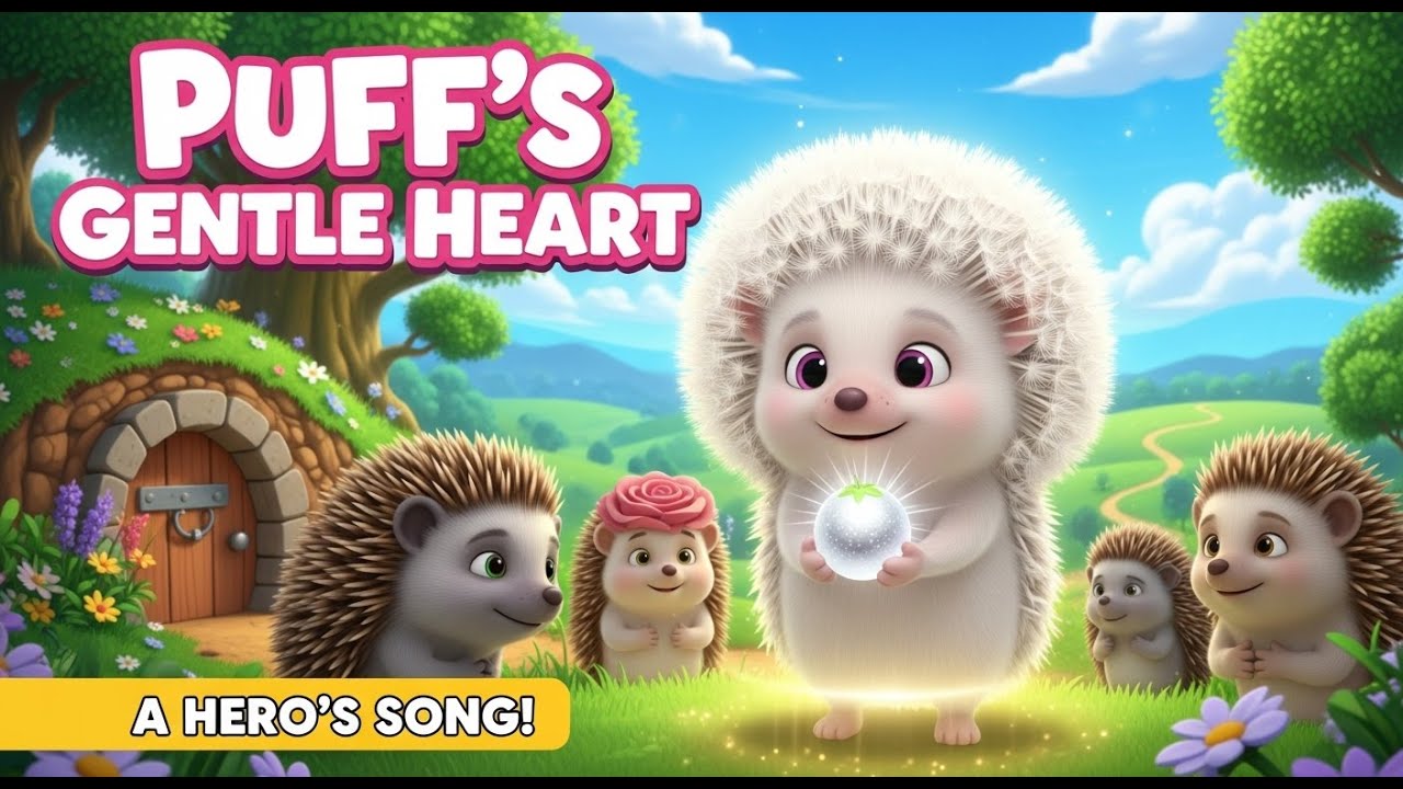 PUFF: THE SOFT-SPIKED HEDGEHOG | Musical Storie for Kids (Cozy Woodland ...