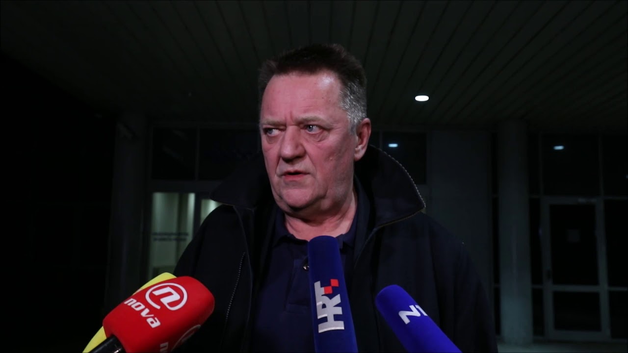 Zagreb: Dr. Milivoj Novak dao je izjavu za medije nakon što je ...