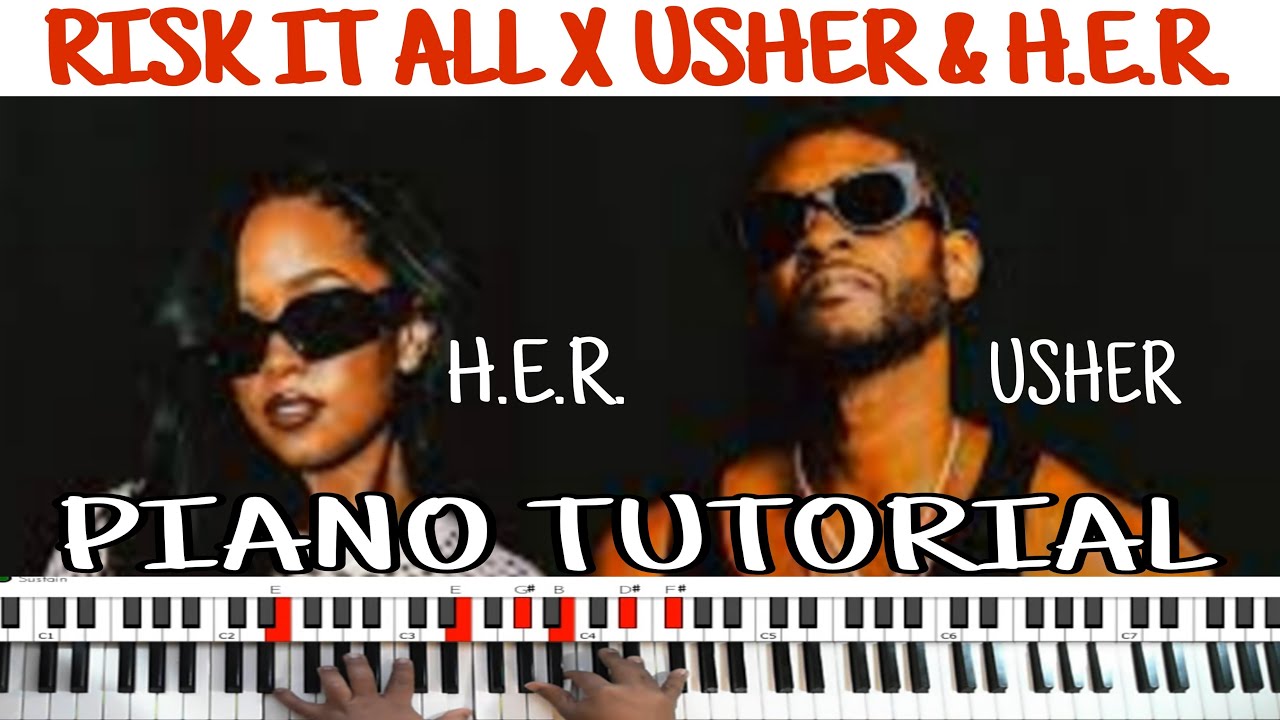 Risk It All (by Usher and H.E.R.) - Piano Tutorial - YouTube