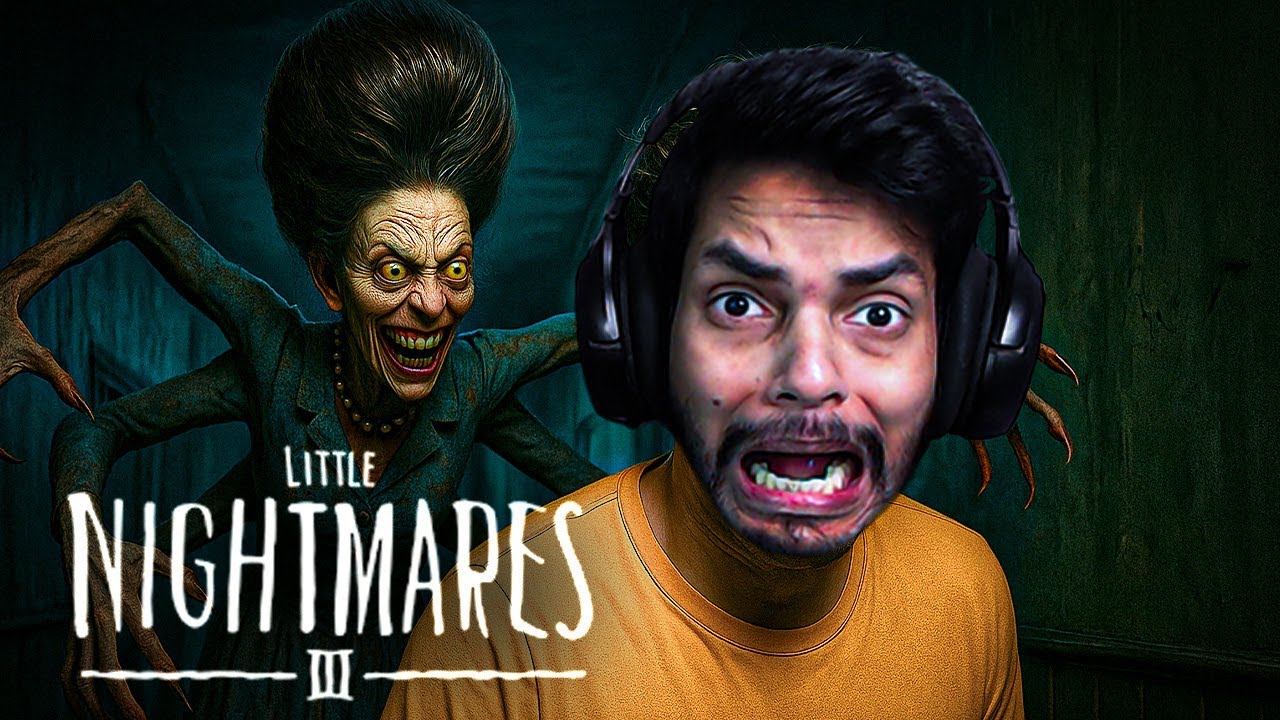 Creepy Lady Chasing Us| Little Nightmares 3 LIVE - YouTube