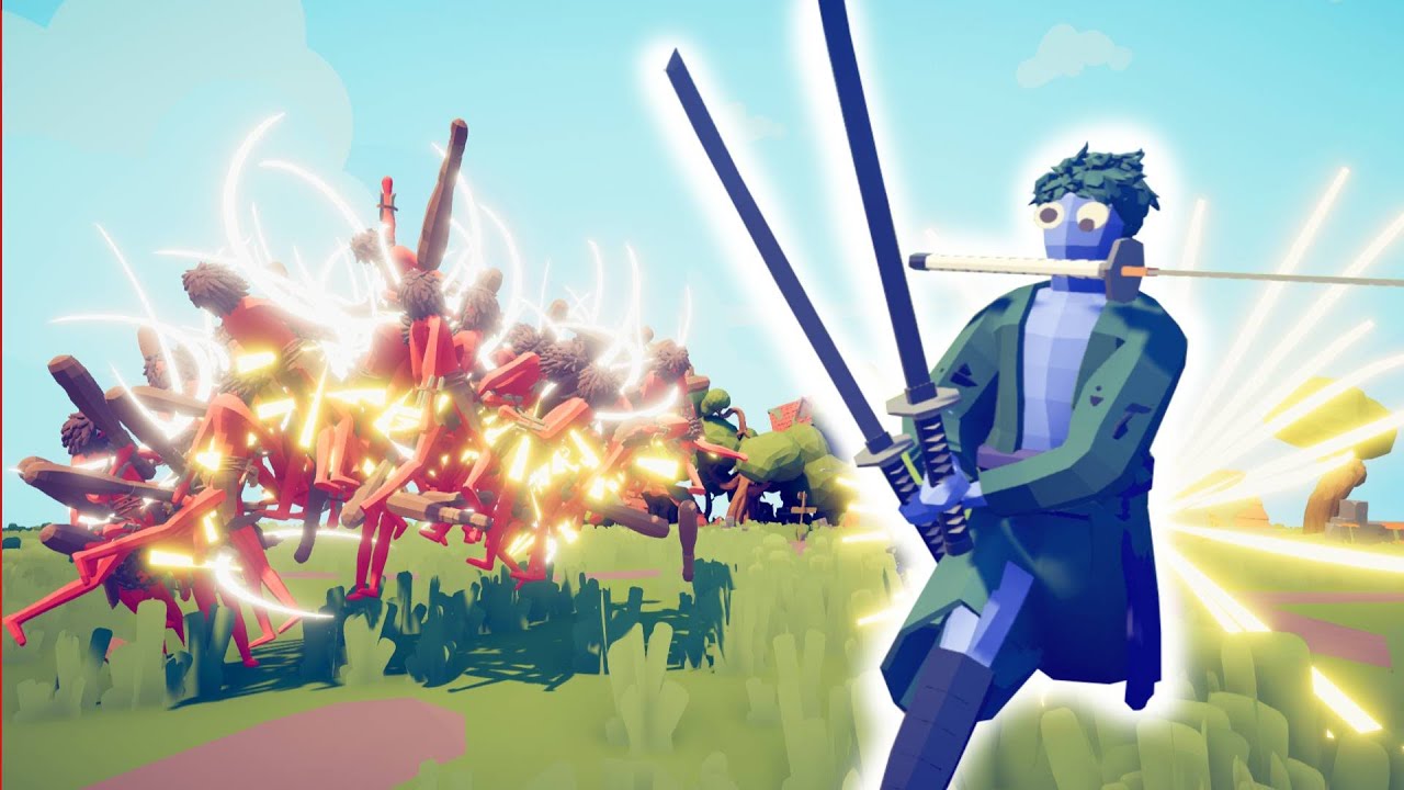 One Piece - ZORO Vs 100 EVERY UNIT | Totally Accurate Battle Simulator ...
