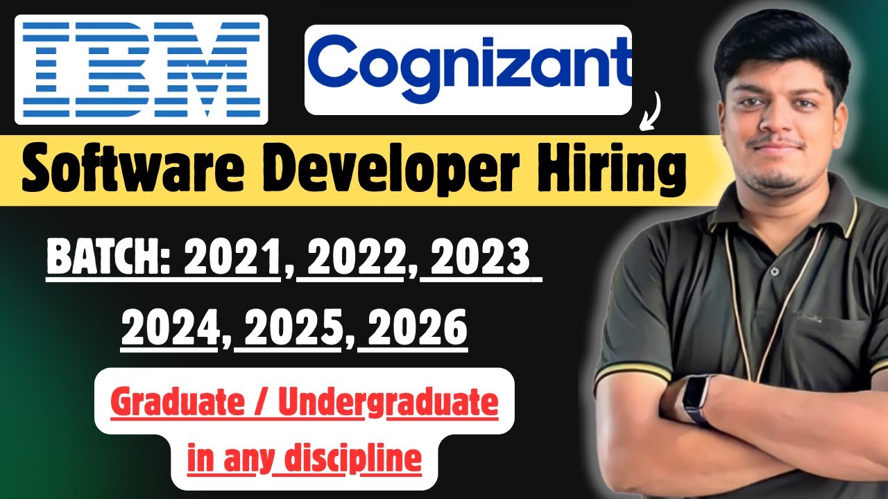 🔥IBM Software Developer Hiring | Concentrix, Cognizant Hiring | Off ...