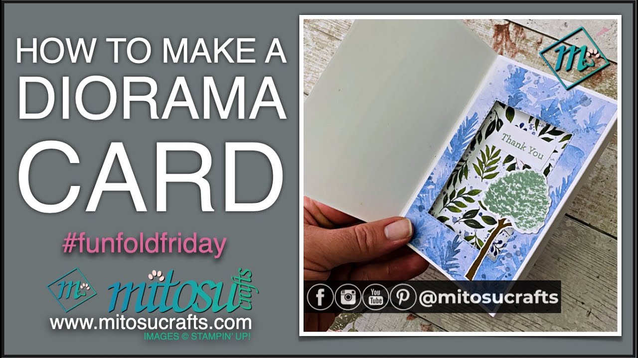 How to Make a Diorama Card with Beauty of The Earth Suite | # ...