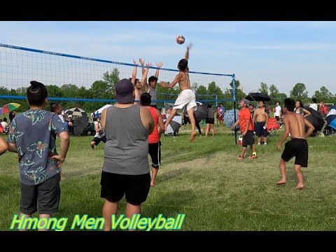 Hmong Men Volleyball Oshkosh, Wisconsin 2018 - YouTube