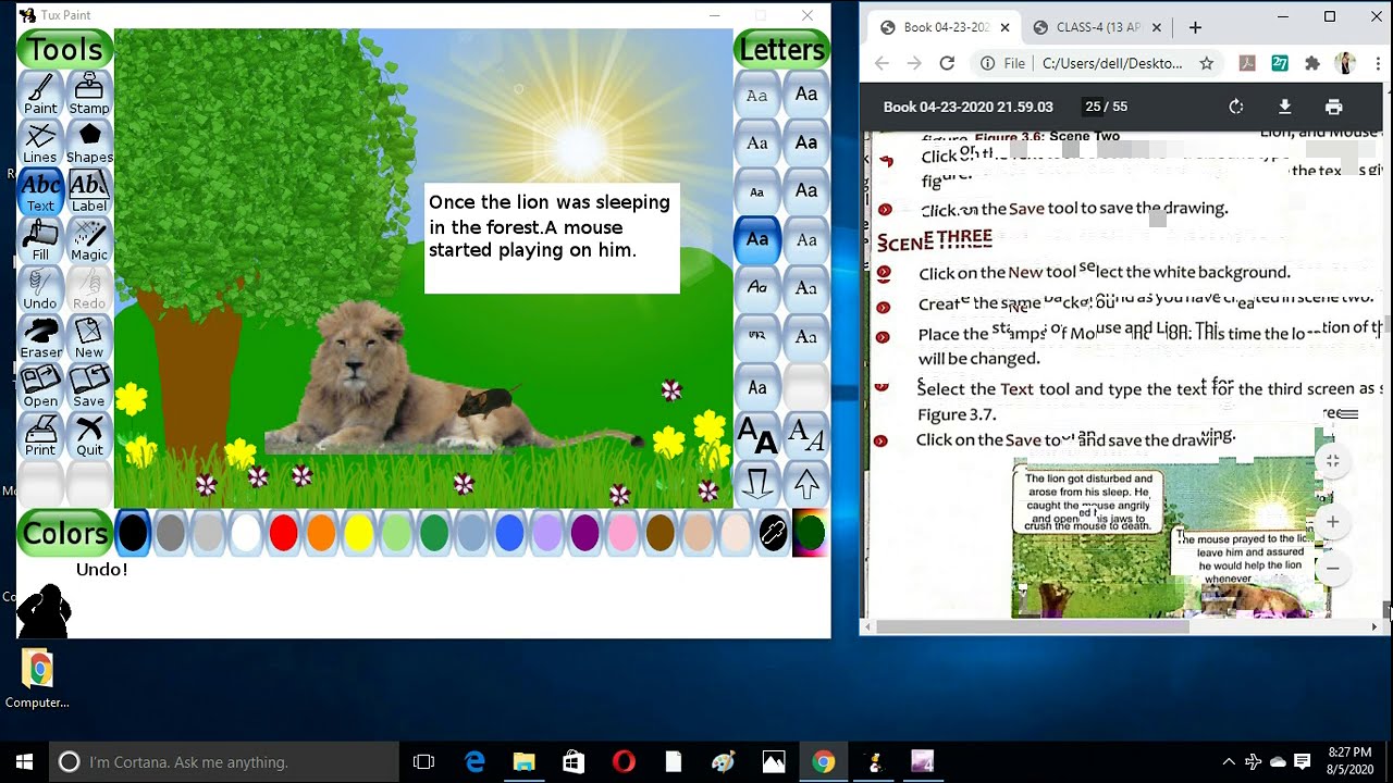 Chapter 3 : Advance Features of Tux Paint - YouTube