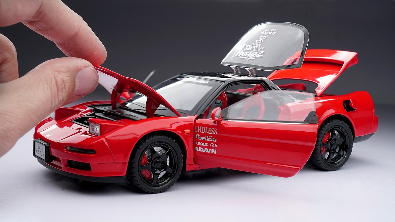 Unboxing of Honda NSX 1:22 Scale Diecast Model Car - YouTube