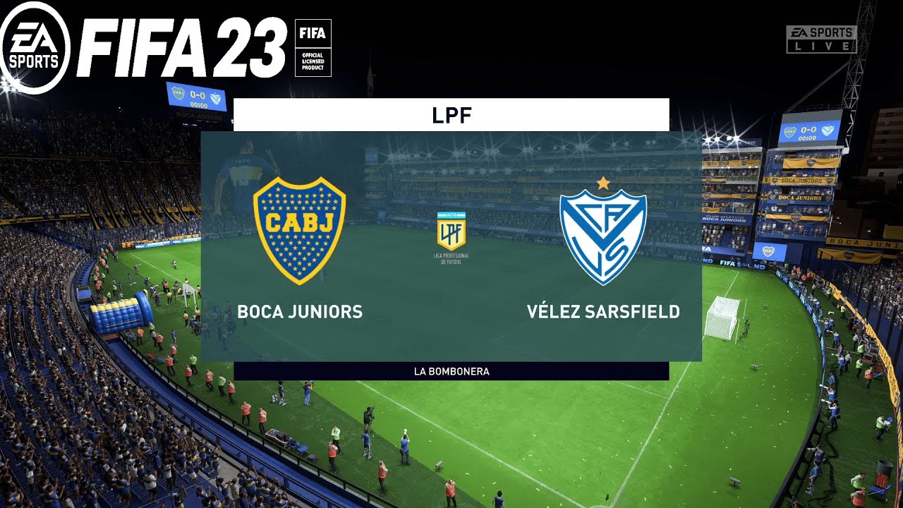 FIFA 23 - Boca Juniors vs Vélez - Liga Argentina - Gameplay - (Xbox ...