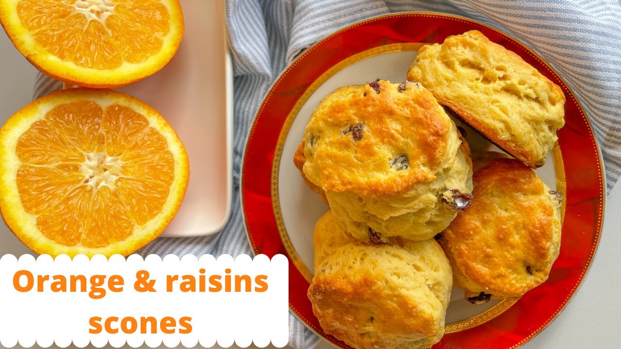 Orange Raisin Scones