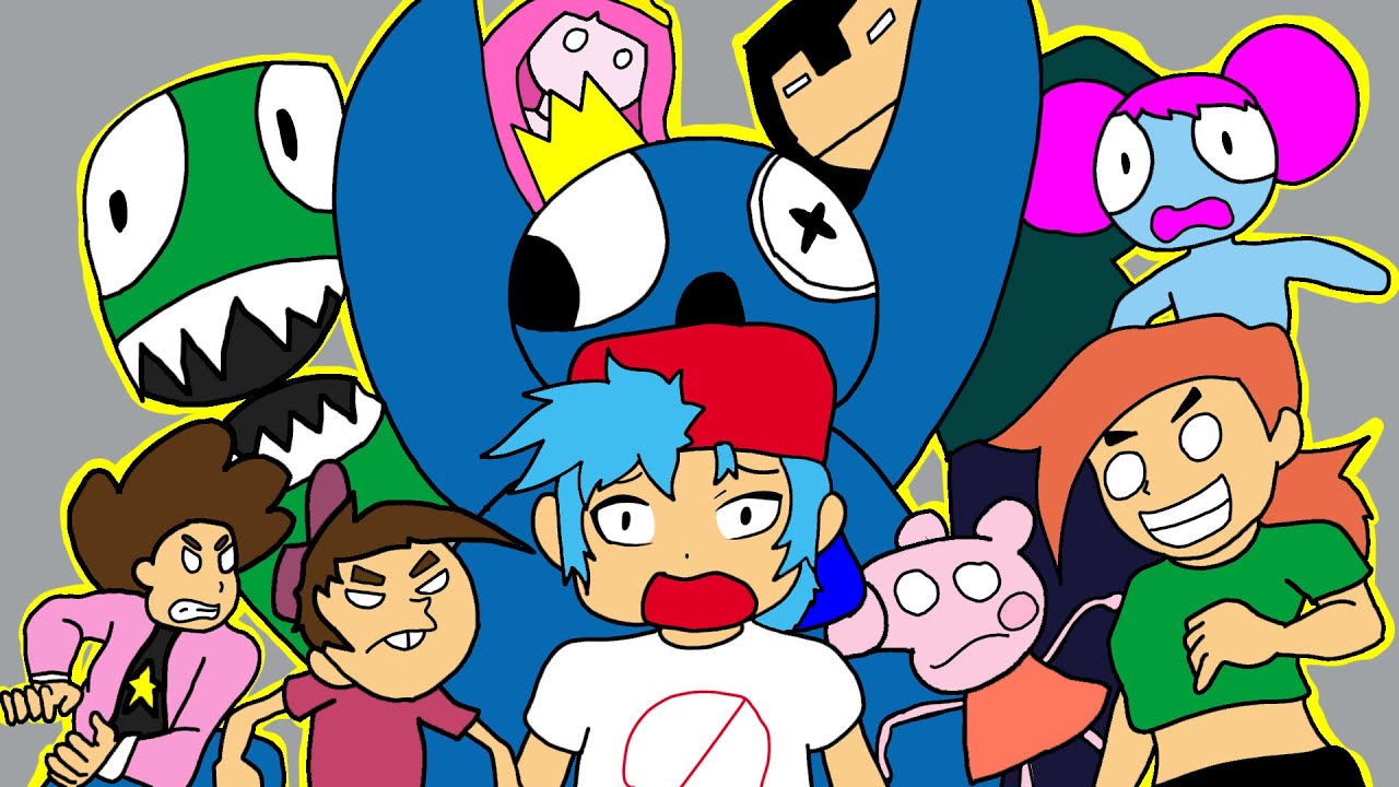 FRIENDS TO YOUR END but all pibby characters sings it | corrupted ...