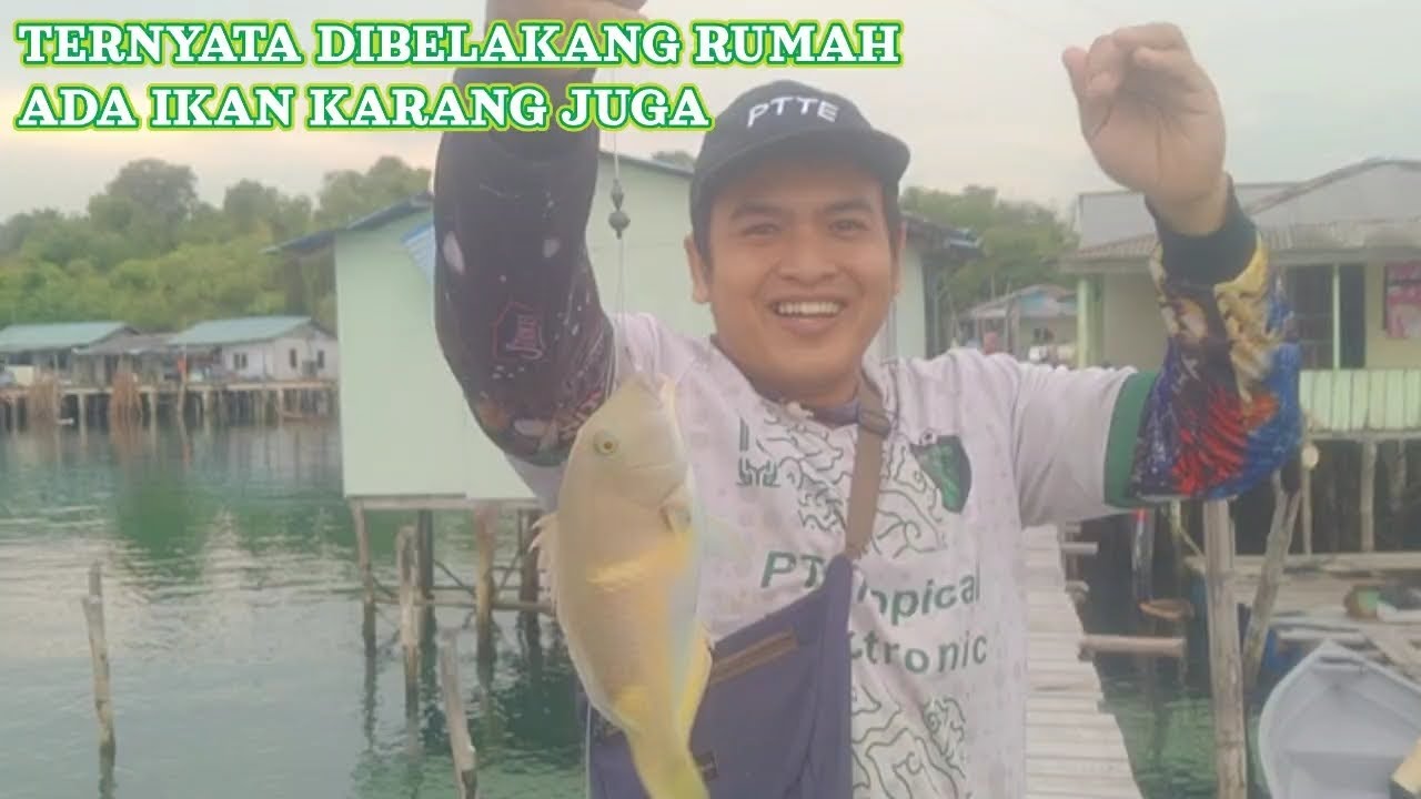 MANCING DI BELAKANG PELANTAR RUMAH.! || SPOT MANCING DI BATAM #mancing ...