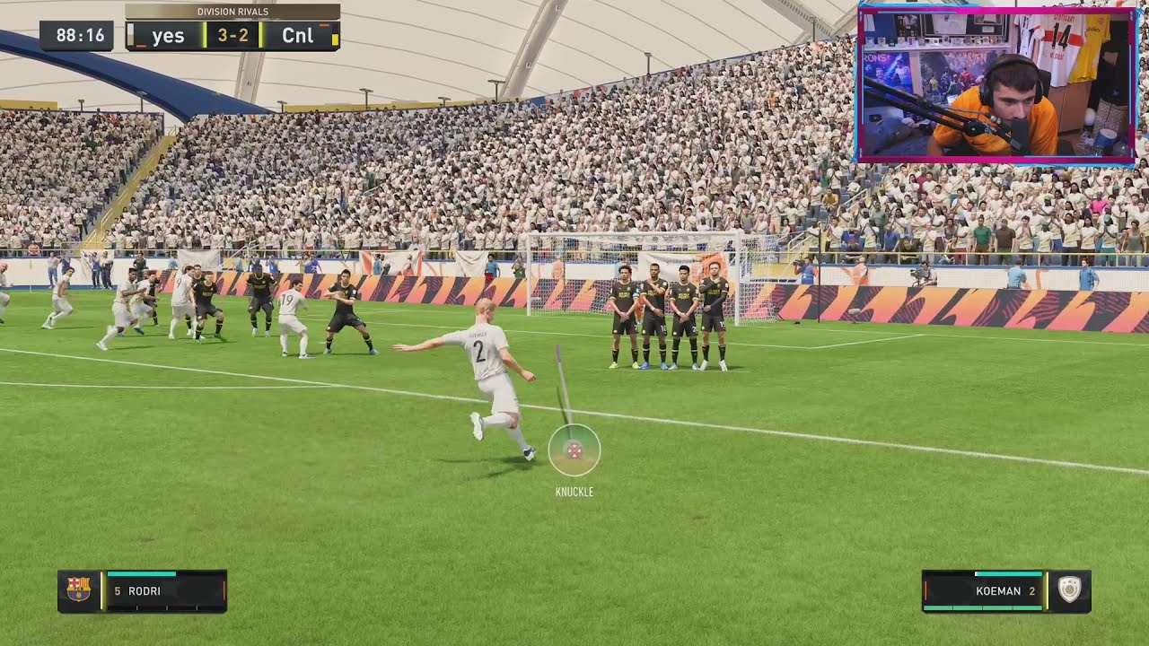 Danny Aarons best Free Kick in FIFA 23... - YouTube