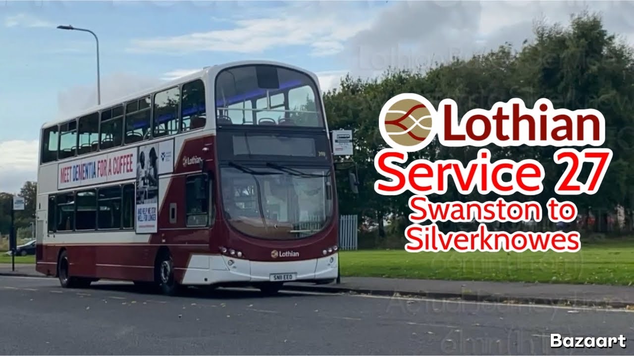 Lothian Buses Service 27 Swanston to Silverknowes • Gemini 2 398 ...