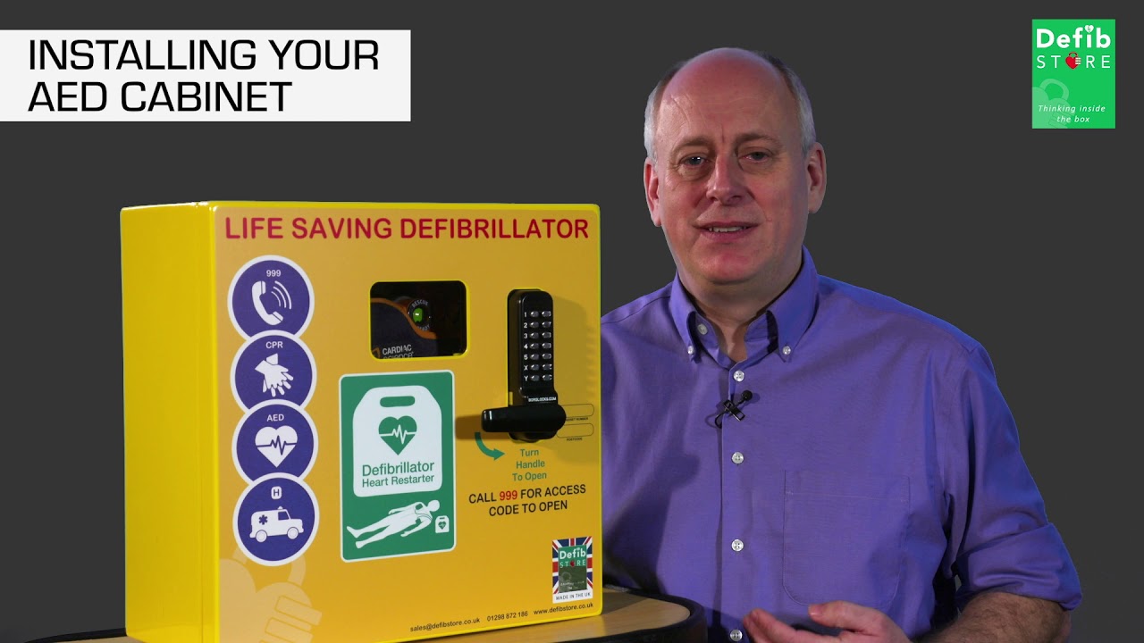How to install your Defib Store Defibrillator Cabinet - YouTube