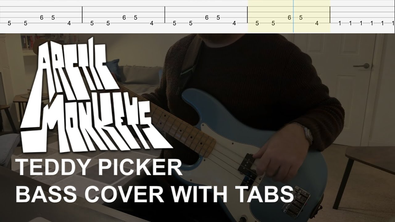 Arctic Monkeys - Teddy Picker (Bass Cover with Tabs) - YouTube