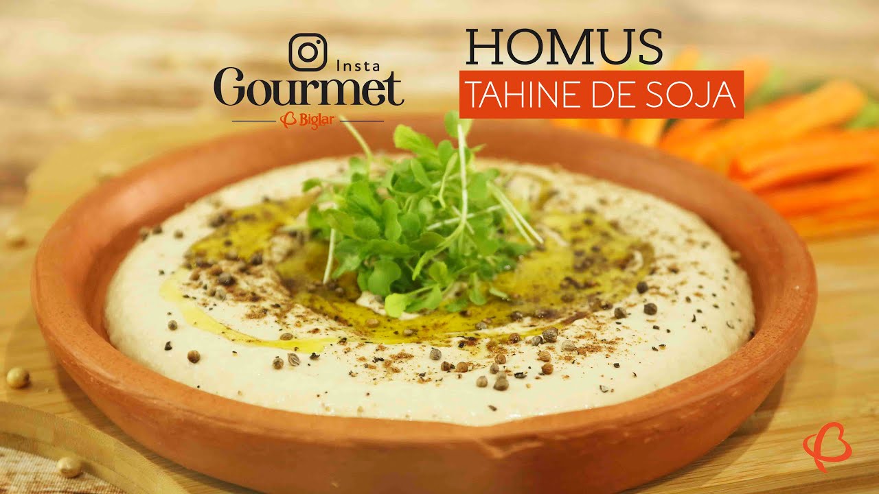 Insta Gourmet - Homus tahine de soja - YouTube