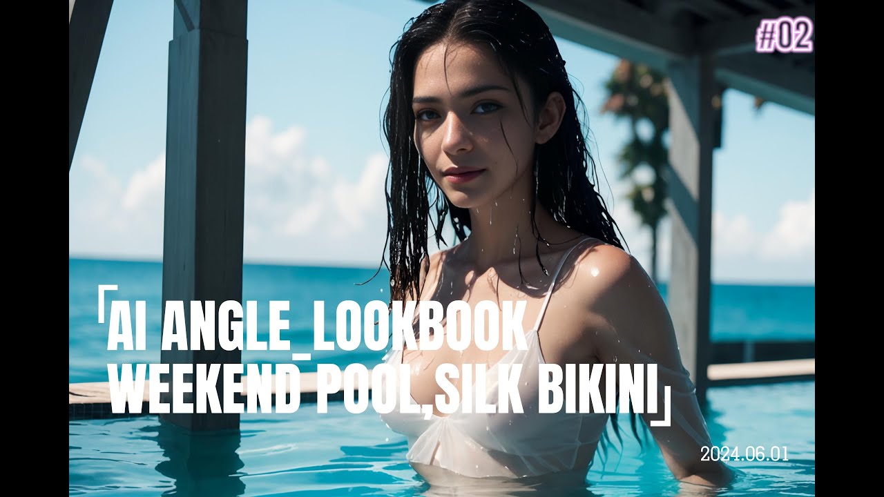 4K AI Model’s LOOKBOOK, Weekend pool, See-through_silk bikini - YouTube