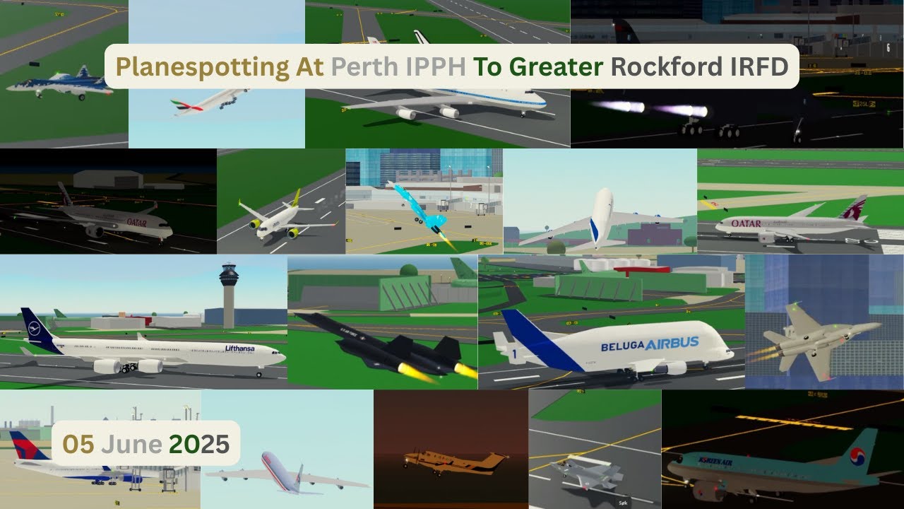 Planespotting At Perth IPPH And Greater Rockford IRFD 05 June 2025 ...