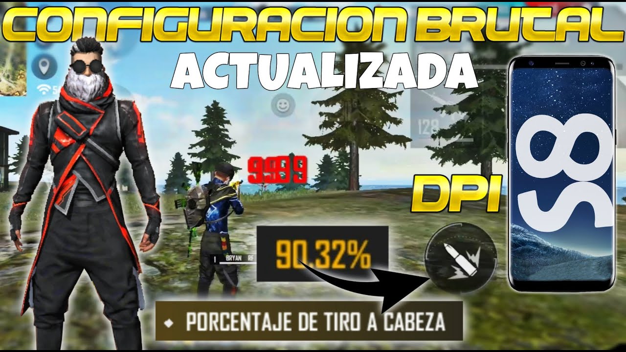CONFIGURACIÓN PERFECTA para SAMSUNG S8, S8 PLUS *CON DPI* FREE FIRE ...