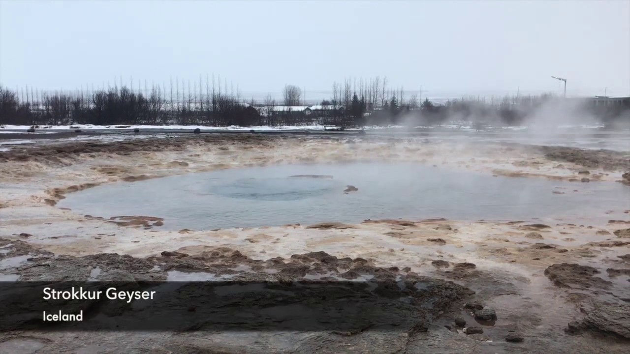 Waiting For A Geyser To Erupt - YouTube