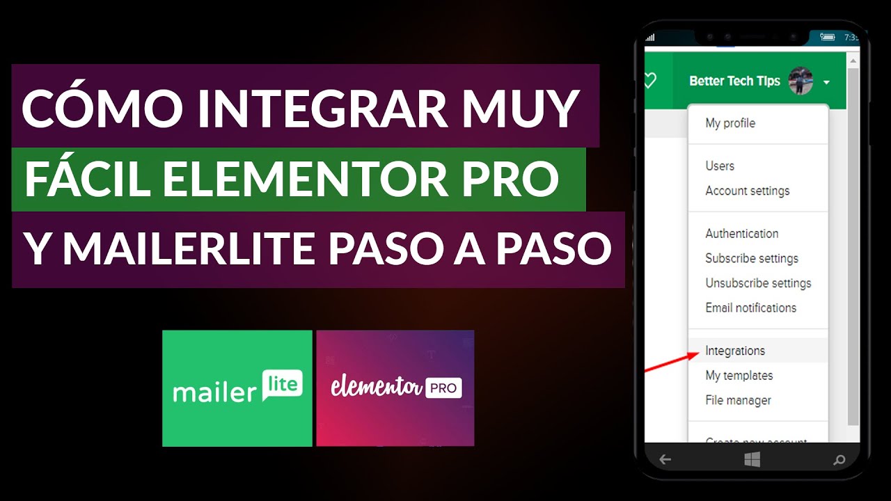 Cómo Integrar Fácilmente Elementor Pro y Mailerlite - Paso a Paso - YouTube