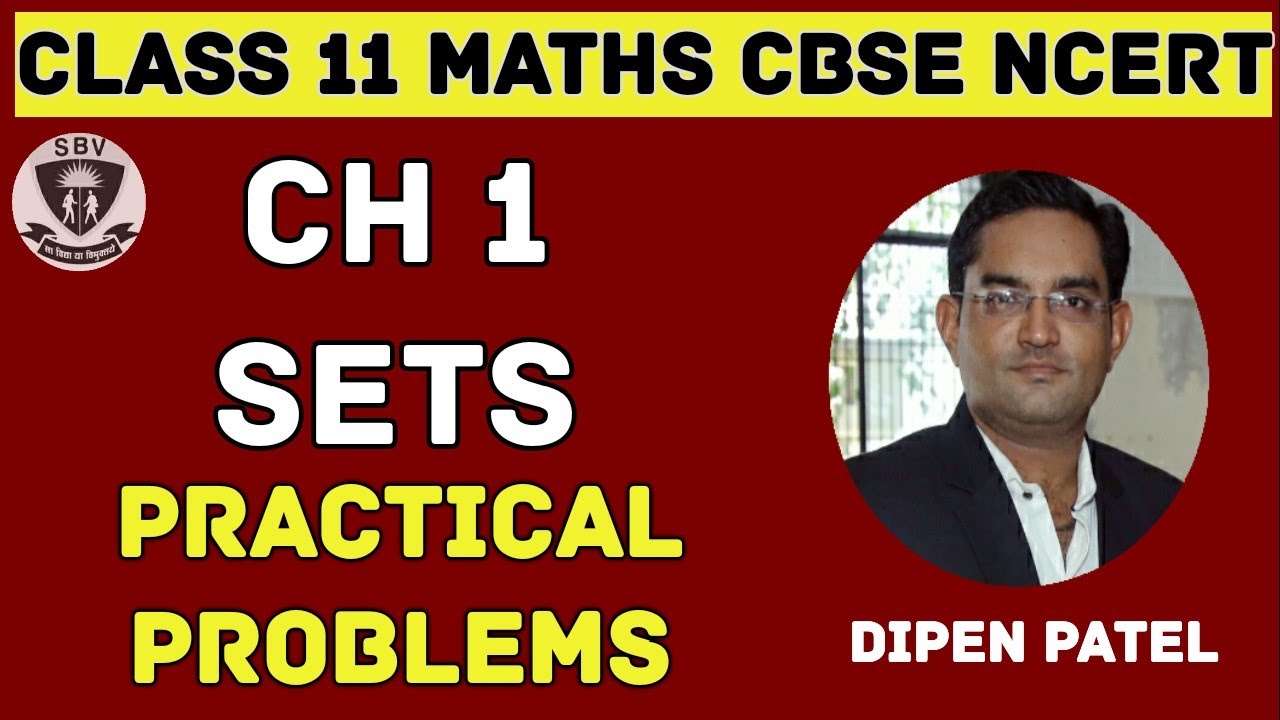 Practical Problems on Set | Ch 1 Sets | STD 11 Maths - YouTube
