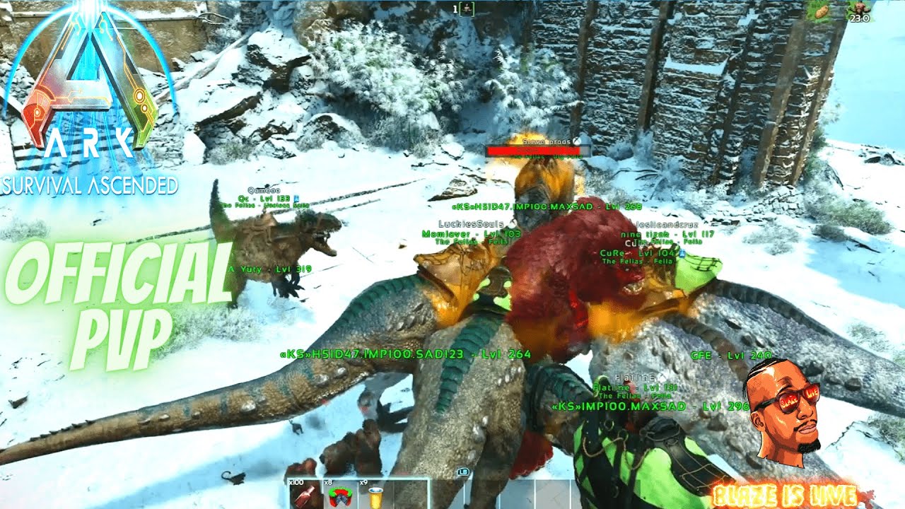 Mega Life | Ark Survival Ascended Official PVP - YouTube