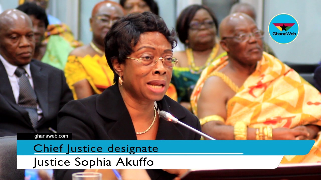 Justice Atuguba is my senior - Sophia Akuffo - YouTube