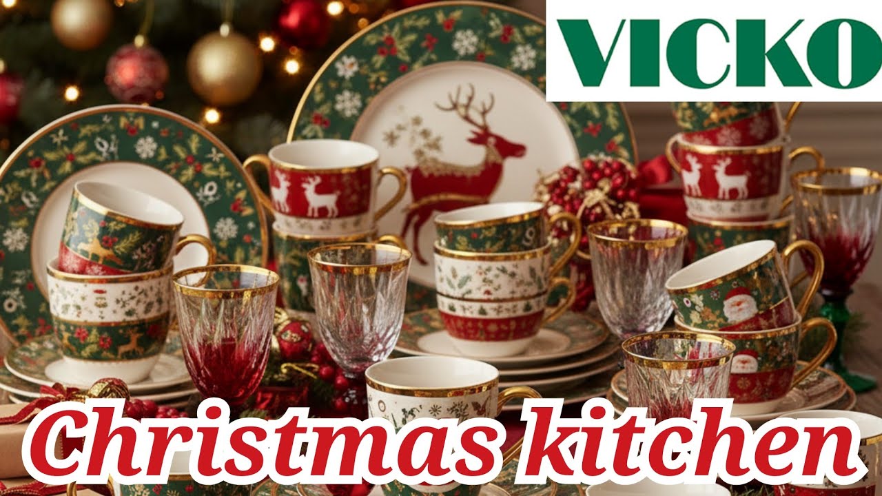 🟢VICKO 🎄 ΧΡΙΣΤΟΥΓΕΝΝΙΑΤΙΚΑ ΕΙΔΗ ΚΟΥΖΙΝΑΣ 🎄 #christmas @queensundayy ...