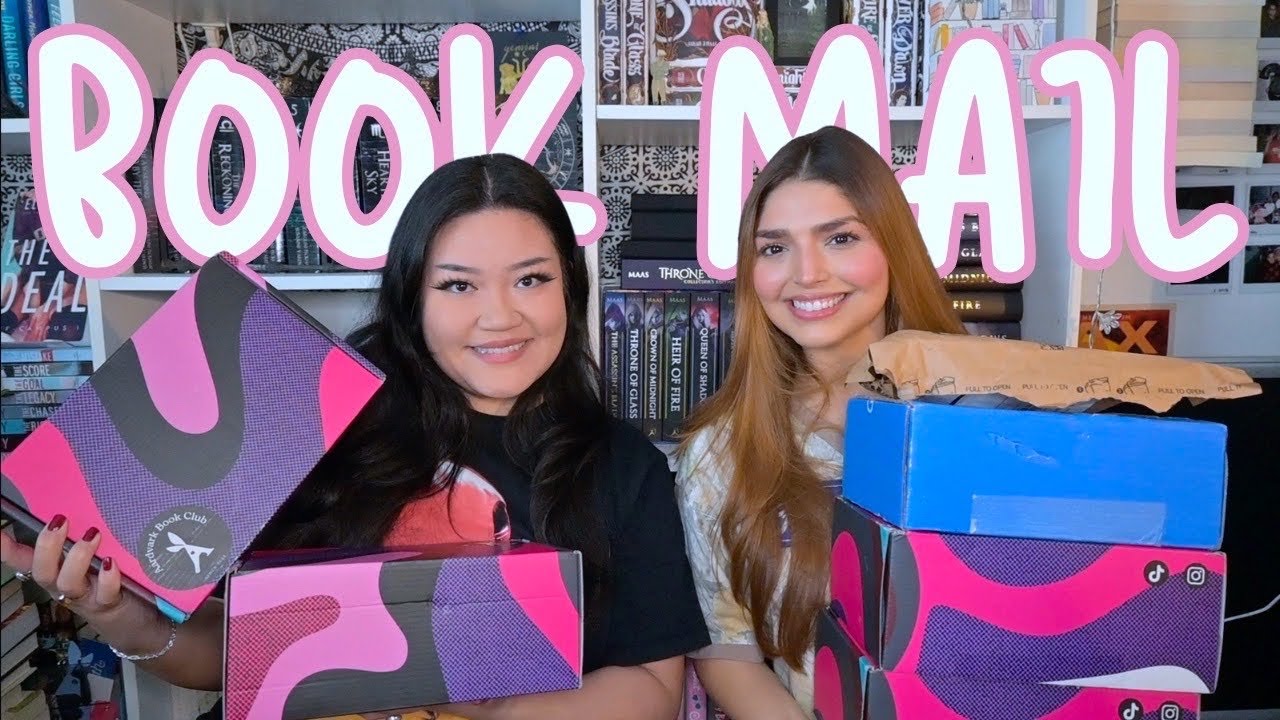 unboxing book mail | book haul | book subscription boxes - YouTube