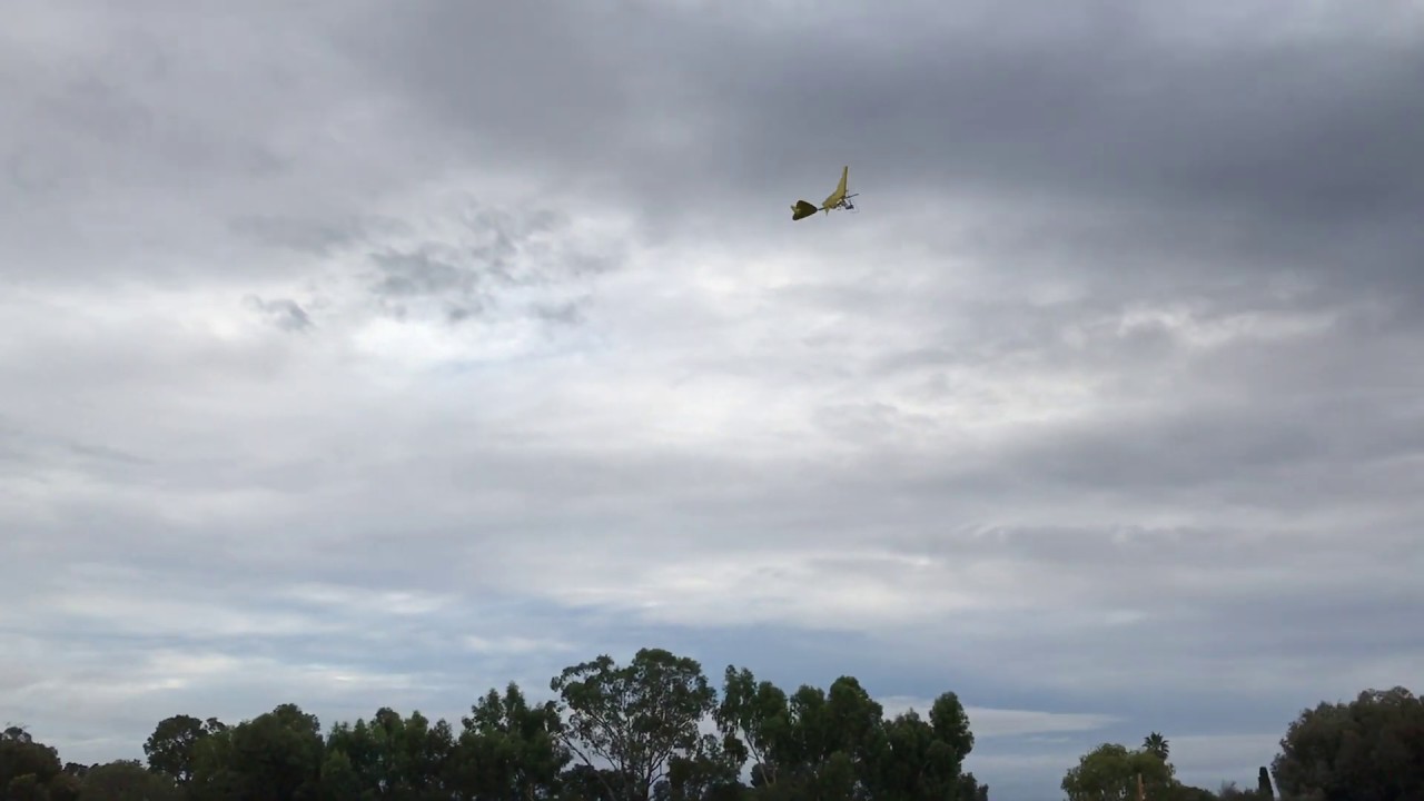 RC ornithopter flying model first flight - YouTube