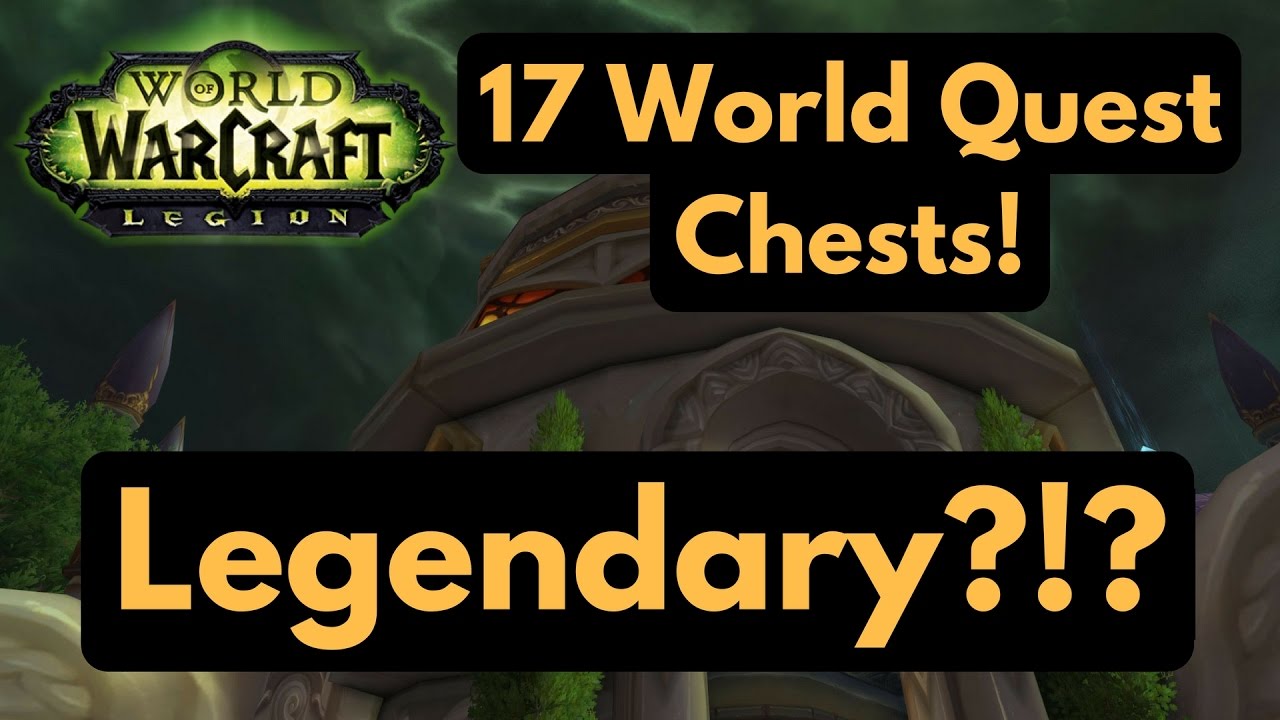 World Quest Chest Opening! Legendary drop?!? (100 Subscribers Special ...