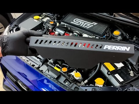 Subaru STI Perrin Alternator and Belt Cover Install - YouTube