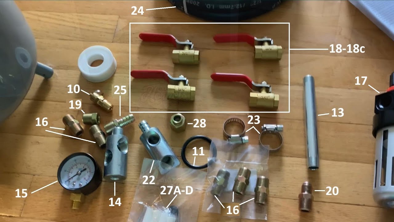 Harbor Freight Abrasive Blaster Assembly - YouTube