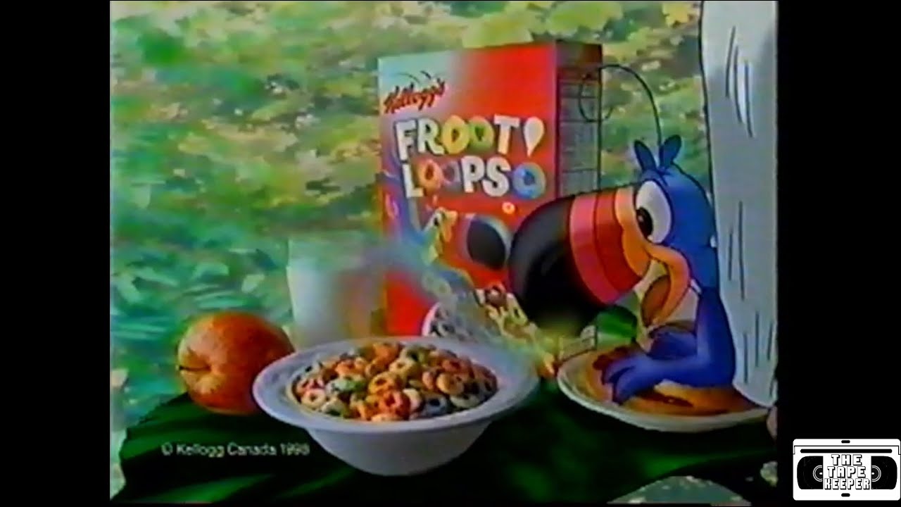 Kelloggs Froot Loops! Commercial - 1998 - YouTube