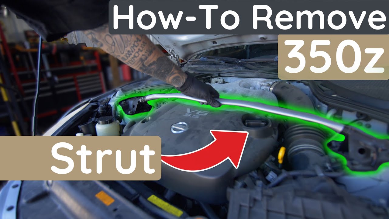 How to Remove a 350z Strut Bar | Step-by-Step DIY Guide - YouTube