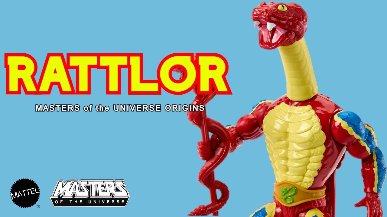 UNBOXING RATTLOR Masters of the Universe Origins Review - YouTube