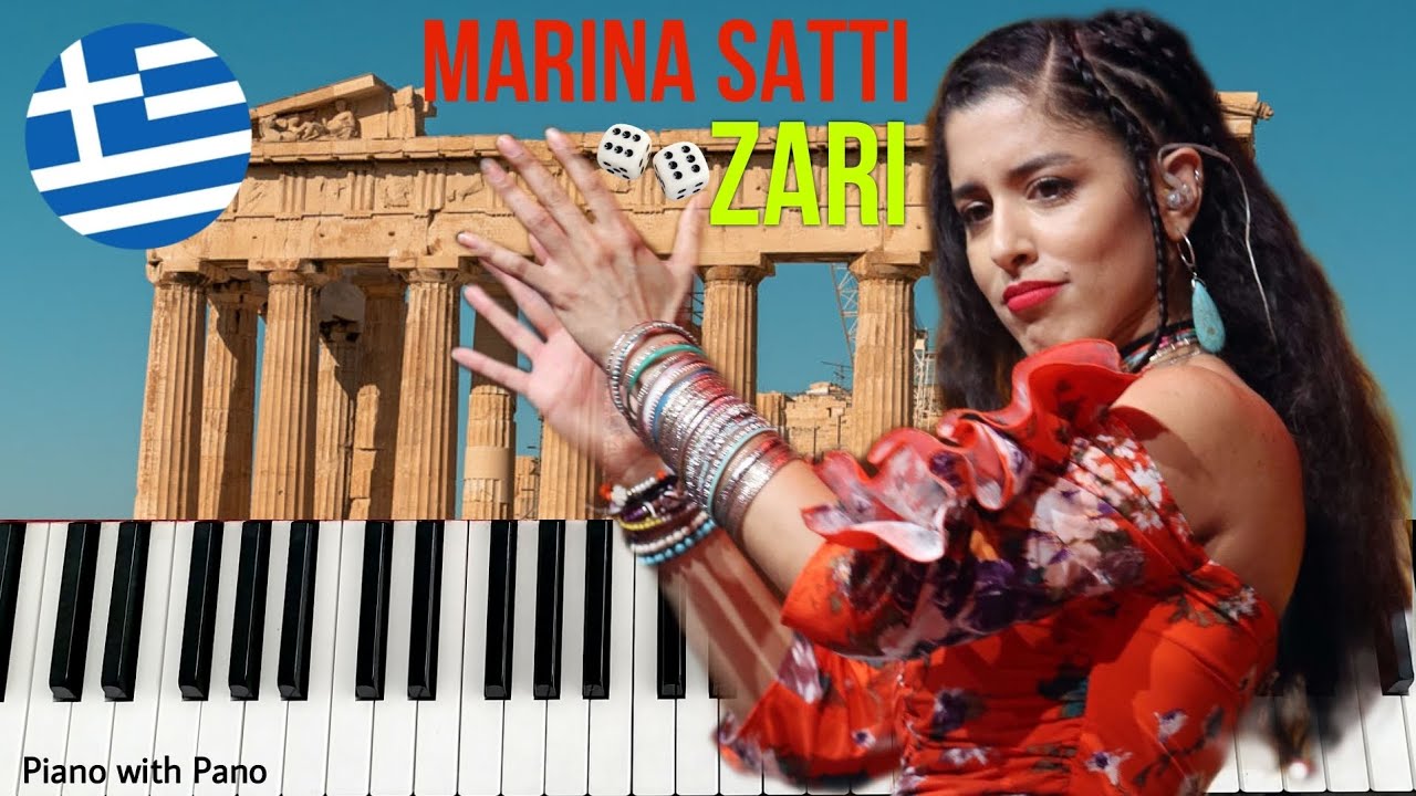 Marina Satti - Zari | Greece 🇬🇷 | Piano Version | Eurovision 2024 ...