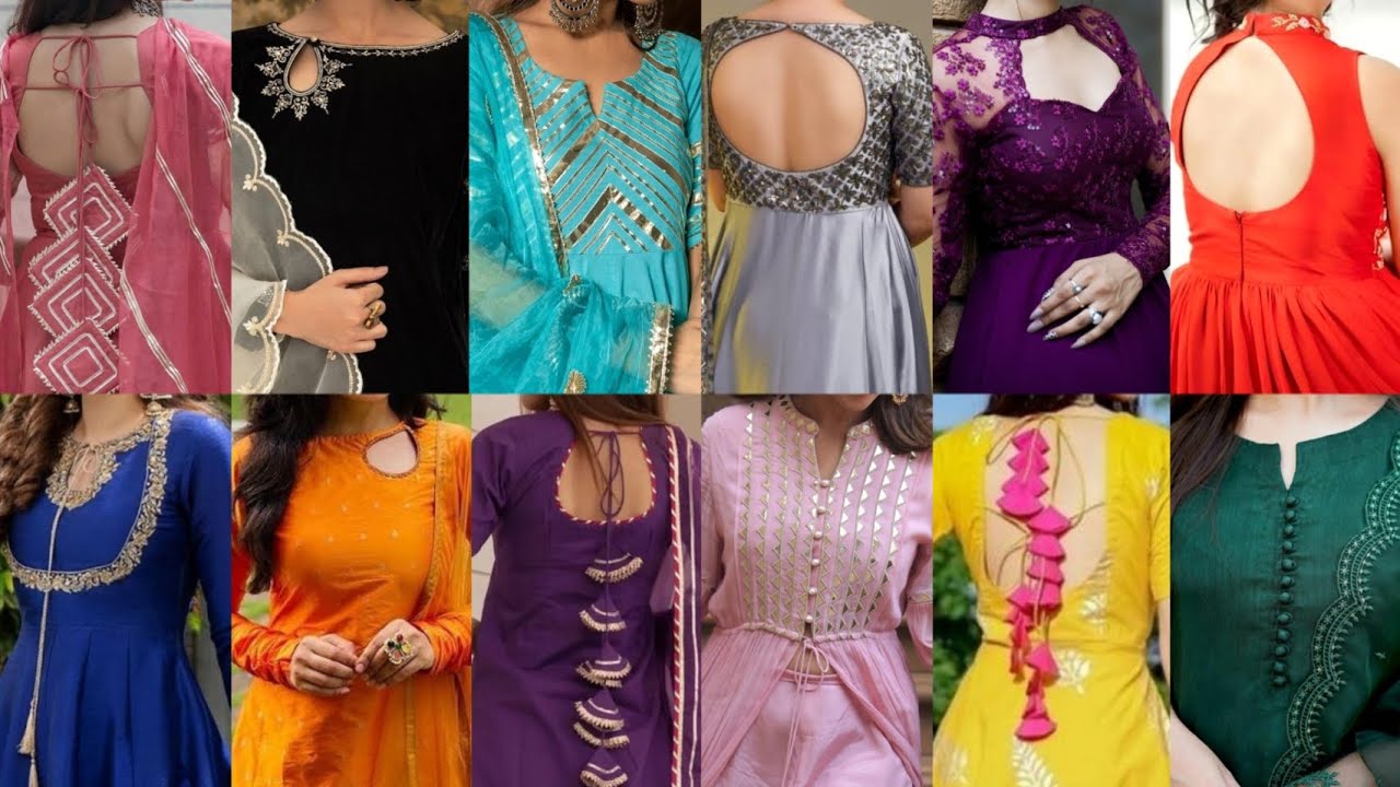 Kurti Neck Design Back Side / Kurti Gala Design / Kurti Ke Gale Ki ...
