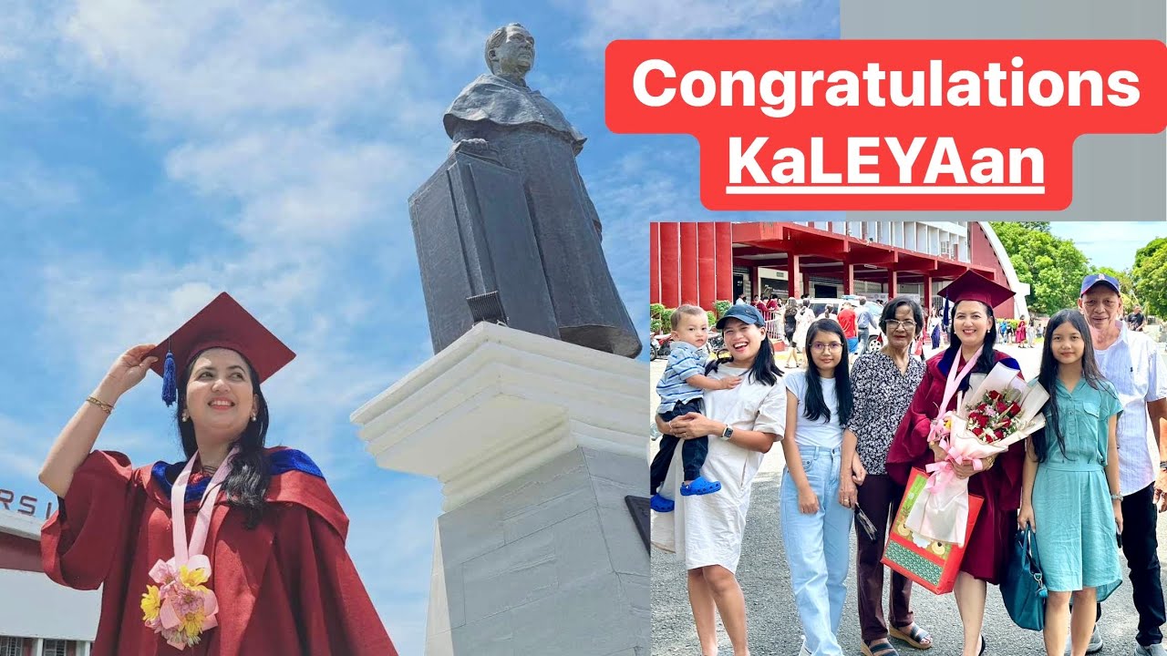 Graduation Day 👩‍🎓 at Enverga University Lucena City + Nag dinner sa SM ...