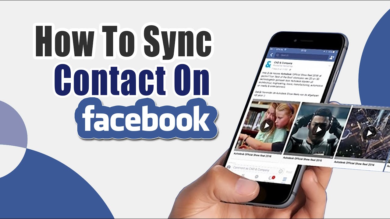 How To Sync Contact On Facebook | Upload Contact On Fb - YouTube