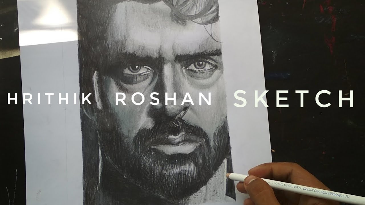 How to draw Hrithik Roshan - YouTube
